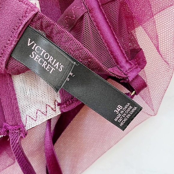 Victoria's Secret | Intimates & Sleepwear | Victorias Secret Burgundy ...